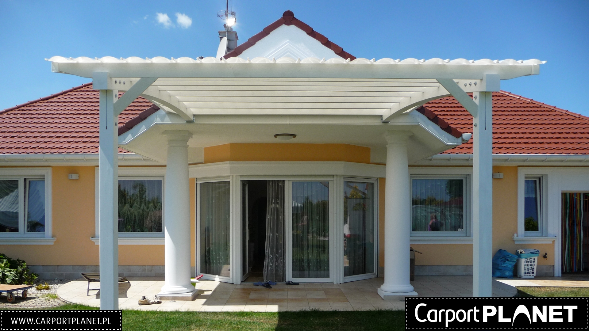 Terrace roofing : Carport Planet | houses and structures made of BSH ...