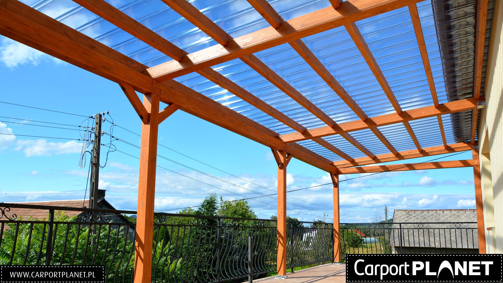 Terrace roofing : Carport Planet | houses and structures made of BSH ...